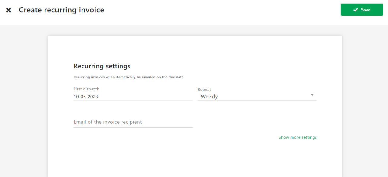 How to create recurring invoices - Groflex Technology